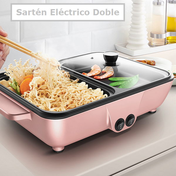 Sartén Eléctrico Doble – Comprasin.com